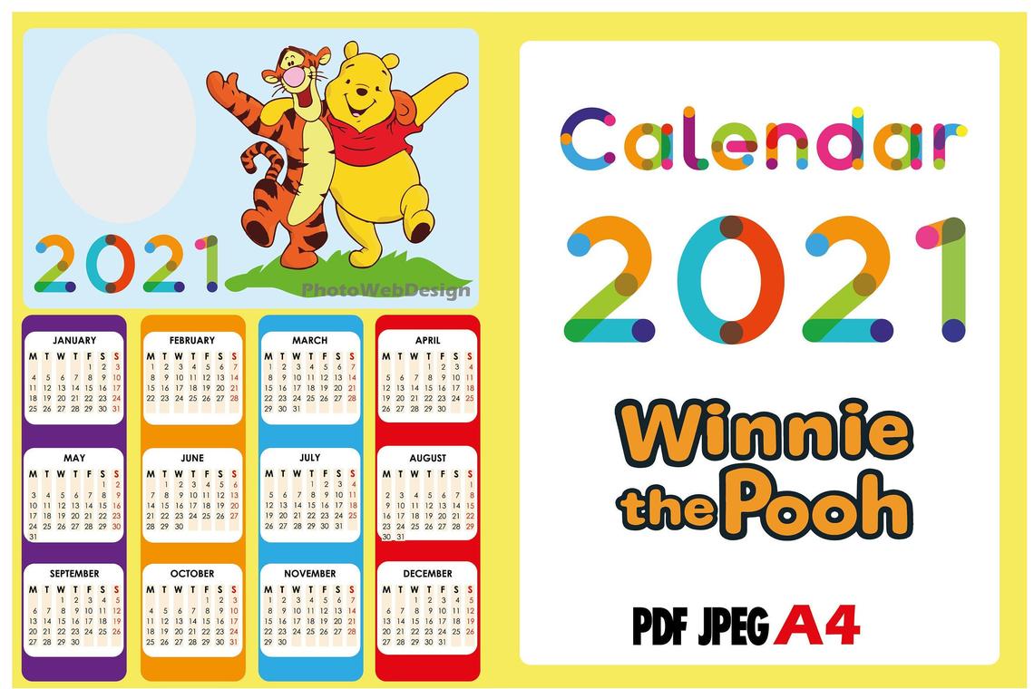 Winnie the Pooh Calendar – Pooh Country